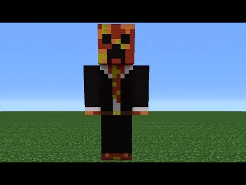 Minecraft Tutorial: How To Make A TBNRfrags Statue | Tsmc-minecraft ...