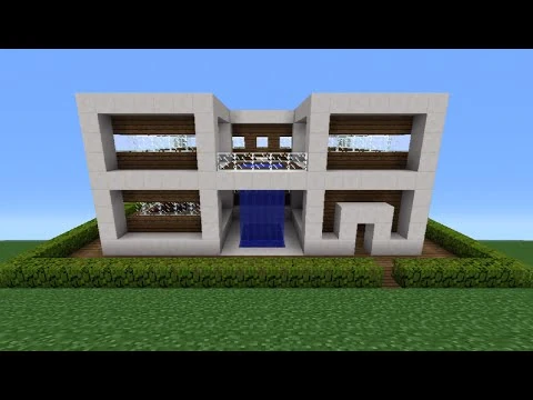 Minecraft Tutorial: How To Make A Quartz House - 9 | Tsmc-minecraft ...