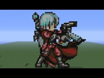Minecraft Pixel Art Bowser Template
