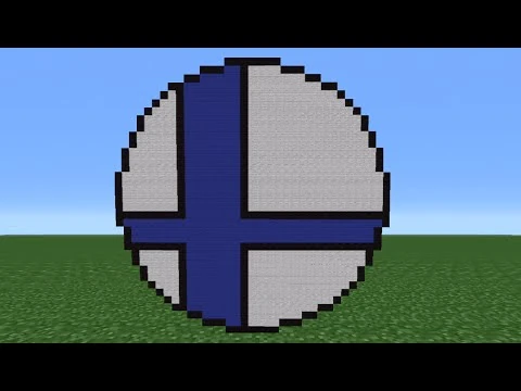 Minecraft Tutorial: How To Make The Super Smash Bros Logo | Tsmc ...