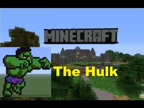 Minecraft Pixel Art: 8 Bit Hulk Tutorial | Tsmc-minecraft Wiki | Fandom