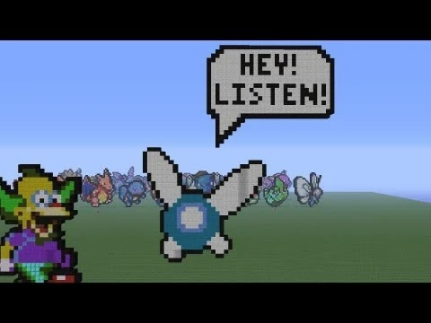 Minecraft Pixel Art: Navi Tutorial | Tsmc-minecraft Wiki | Fandom
