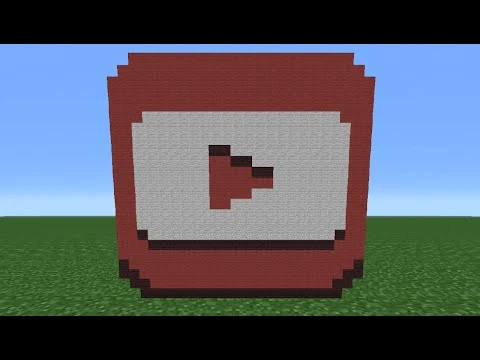Minecraft Tutorial: How To Make The Youtube Studios Logo (Youtube Play ...