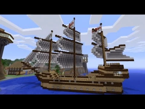 Minecraft Showcase: Old Fashioned Ship | Tsmc-minecraft Wiki | Fandom