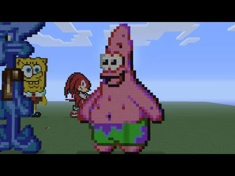 Minecraft Pixel Art: Patrick | Tsmc-minecraft Wiki | Fandom