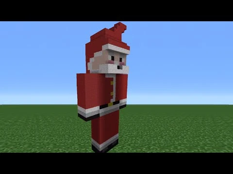 Minecraft Tutorial: How To Make A Santa Statue | Tsmc-minecraft Wiki ...