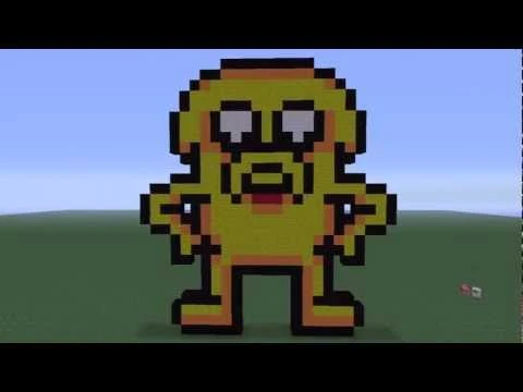 Minecraft Pixel Art: Jake Tutorial | Tsmc-minecraft Wiki | Fandom