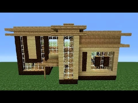 Minecraft 360: Modern House Tutorial (House Number 2) | Tsmc-minecraft ...