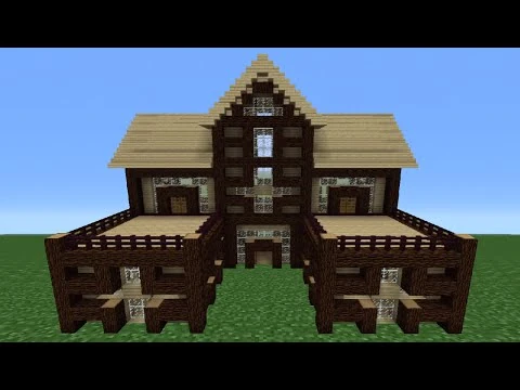 Minecraft Tutorial: How To Make A Wooden House - 3 | Tsmc-minecraft ...