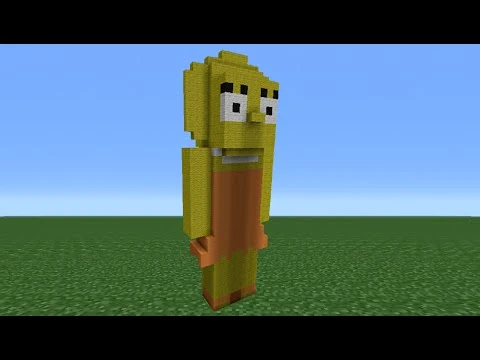 Minecraft Tutorial: How To Make Lisa Simpson | Tsmc-minecraft Wiki | Fandom