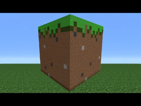 Minecraft Tutorial: How To Make A Grass Block Statue | Tsmc-minecraft ...