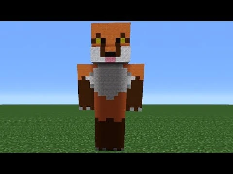Minecraft 360: Fox Statue Tutorial (Battle and Beasts Skin Pack) | Tsmc ...