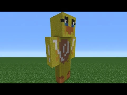 Minecraft Tutorial: How To Make A Squaishey Quack Statue | Tsmc ...