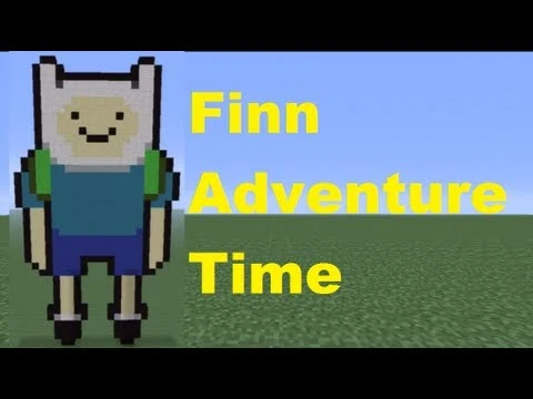 Minecraft Pixel Art: Finn Tutorial | Tsmc-minecraft Wiki | Fandom
