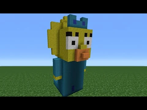 Minecraft Tutorial: How To Make Maggie Simpson | Tsmc-minecraft Wiki ...