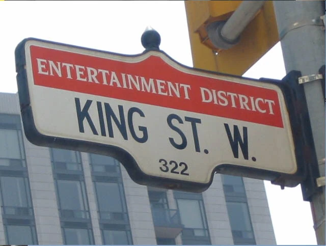 Entertainment District | Toronto Street Sign Database Wiki | Fandom