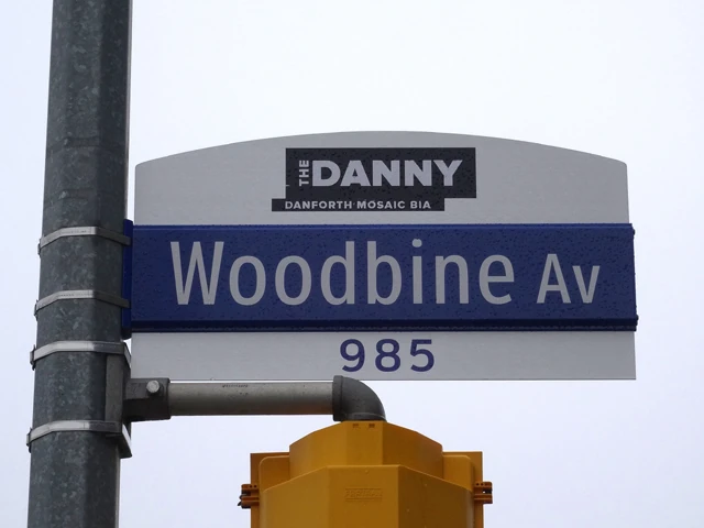 Danforth Mosaic BIA (The Danny) | Toronto Street Sign Database Wiki ...