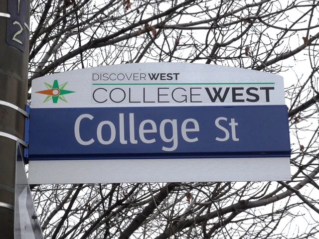 College West | Toronto Street Sign Database Wiki | Fandom