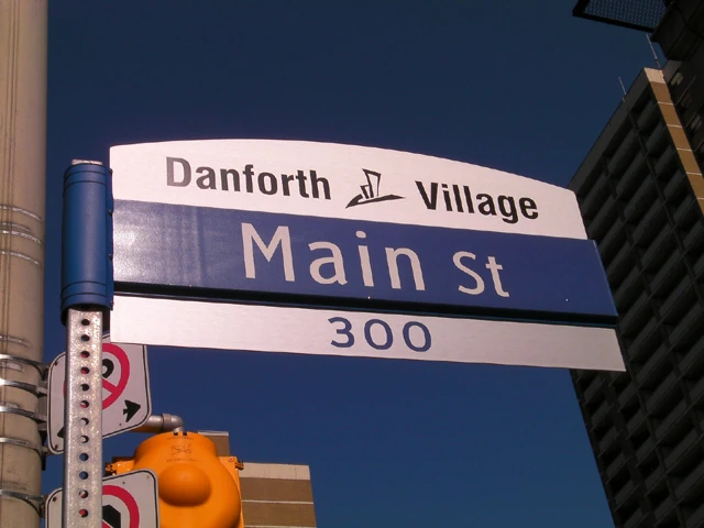 Danforth Village | Toronto Street Sign Database Wiki | Fandom