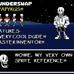 Sprite De Underswap Tumblr FAN!TS!Underswap Papyrus Sprite Sheet By