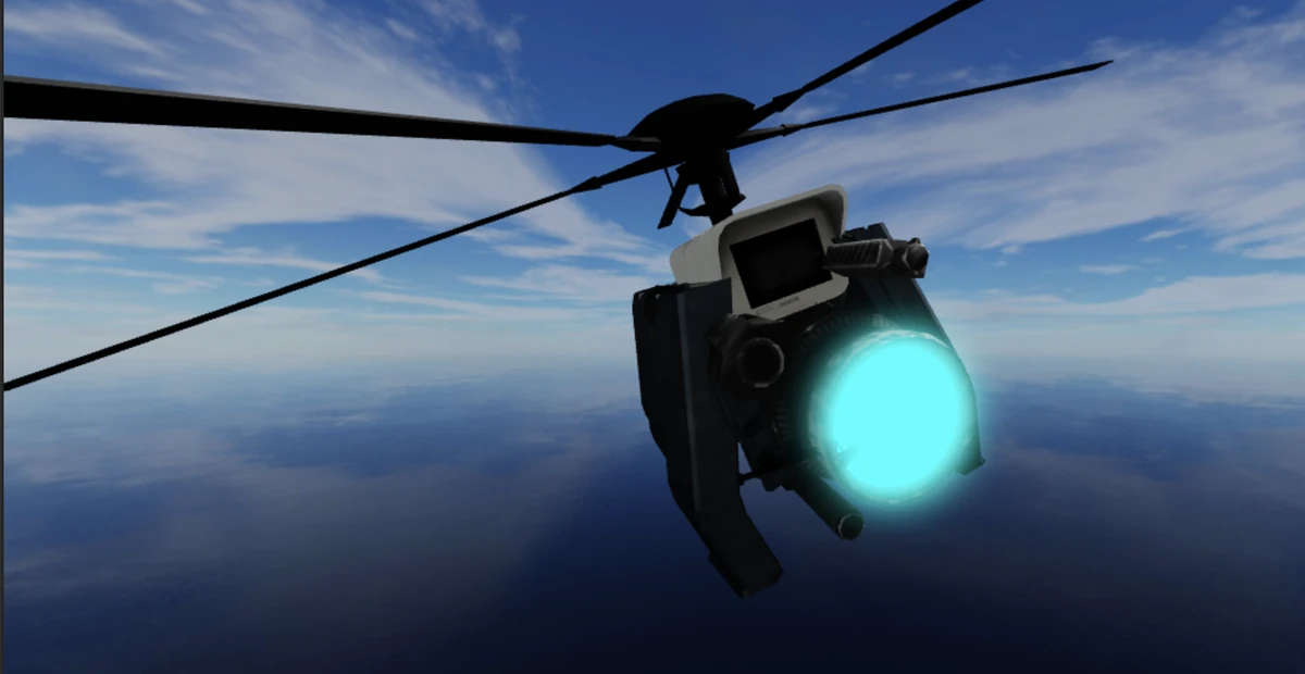 Laser Camera Attack Helicopter | Toilet Tower Defense Fanon Wiki | Fandom