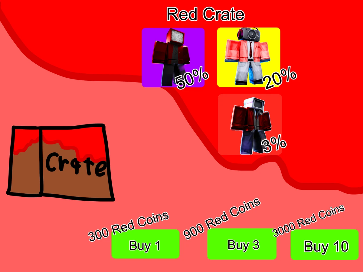 Red Crate | Toilet Tower Defense Fanon Wiki | Fandom