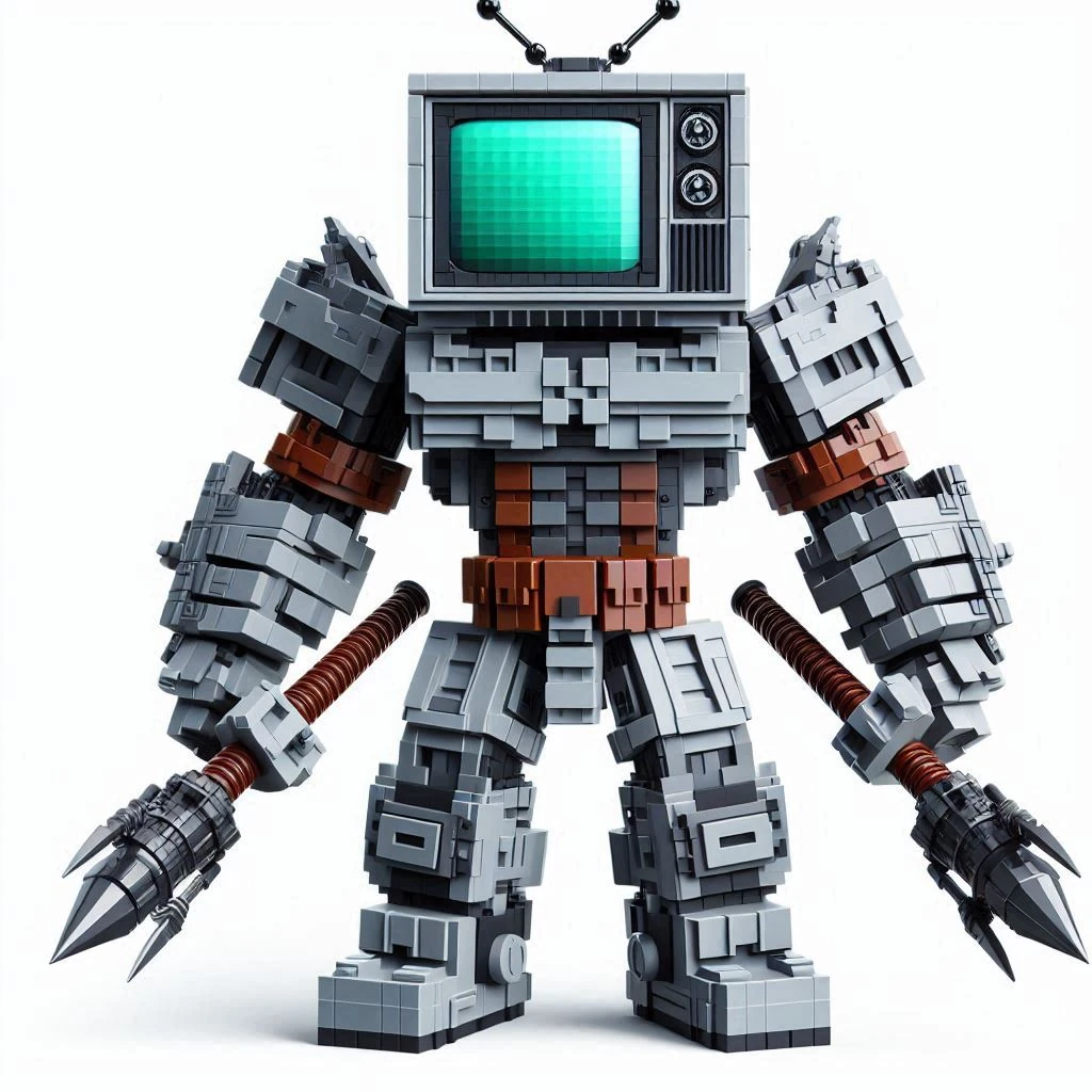 8-Bit Titan TV Man | Toilet Tower Defense Fanon Wiki | Fandom