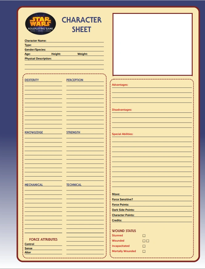 Character Sheet | TTRPGJunkies Wiki | Fandom