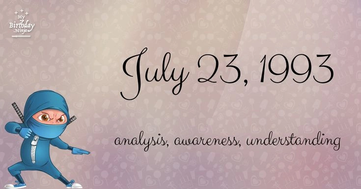 July 23, 1993 | TTS Datepedia Wiki | Fandom