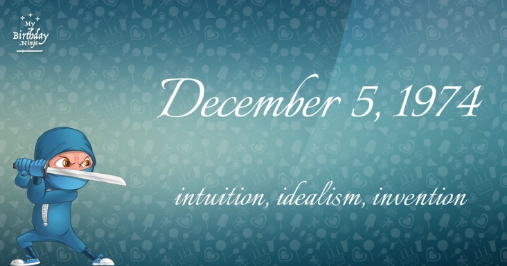 December 5, 1974 | TTS Fanonpedia Wiki | Fandom