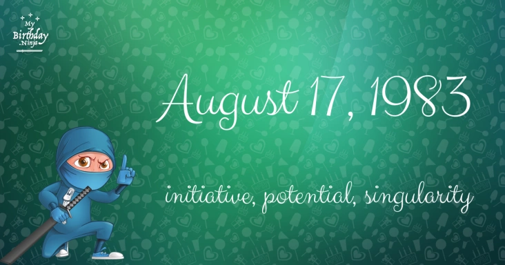 August 17, 1983 | TTS Fanonpedia Wiki | Fandom