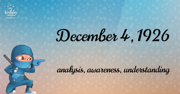 December 4, 1926 | TTS Fanonpedia Wiki | Fandom
