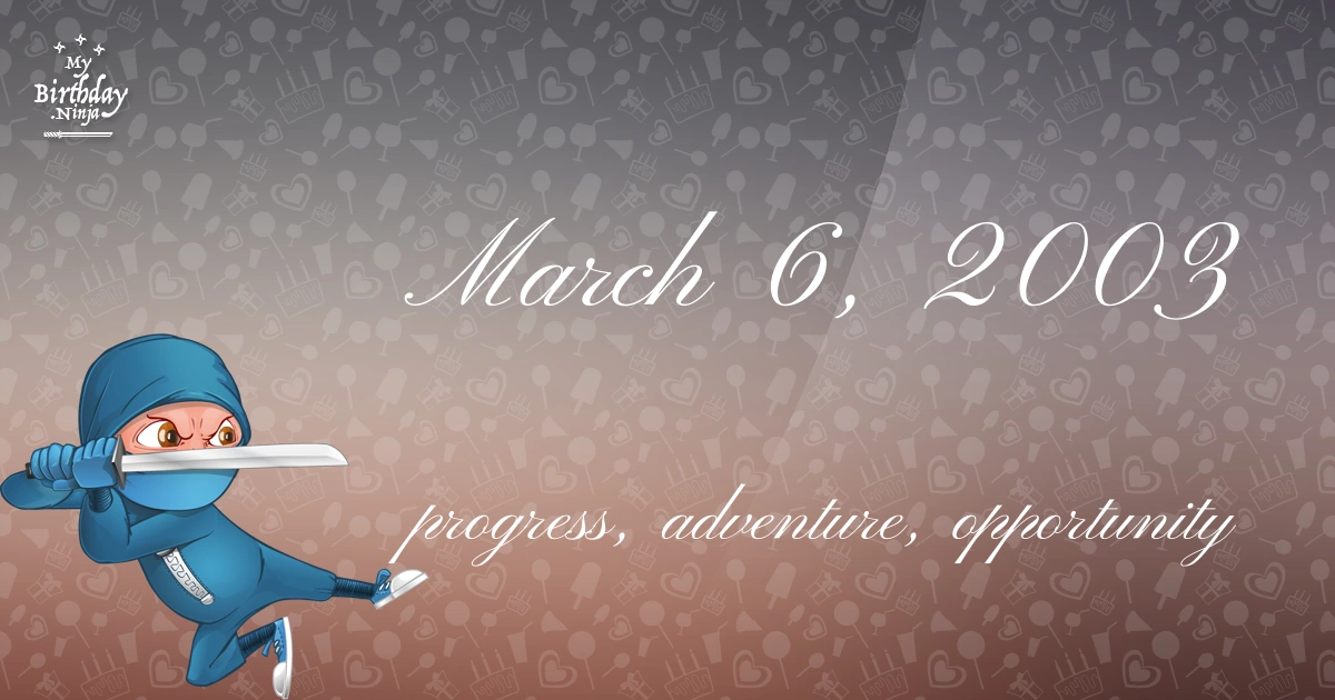 March 6, 2003 | TTS Fanonpedia Wiki | Fandom