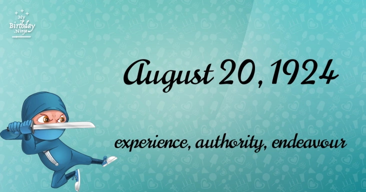 August 20, 1924 | TTS Fanonpedia Wiki | Fandom