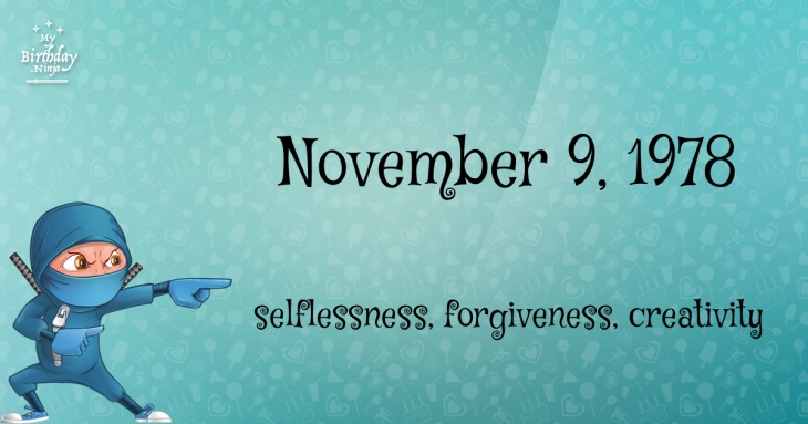 November 9, 1978 | The TTS Wiki | Fandom