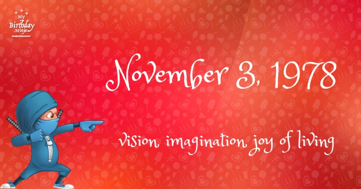 November 3, 1978 | The TTS Wiki | Fandom