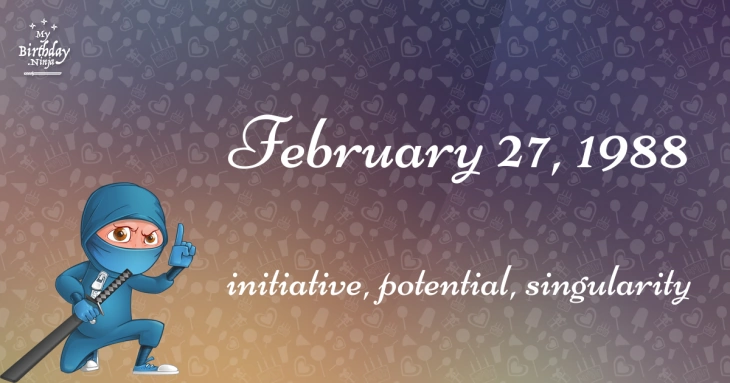 February 27, 1988 | The TTS Wiki | Fandom
