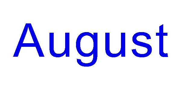 August | The TTS Wiki | Fandom