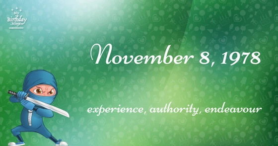 November 8, 1978 | The TTS Wiki | Fandom