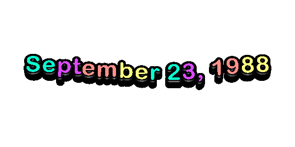 September 23, 1988 | The TTS Wiki | Fandom