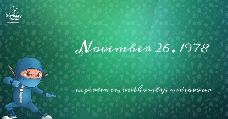 November 26, 1978 | The TTS Wiki | Fandom