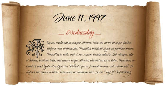 June 11, 1997 | The TTS Wiki | Fandom