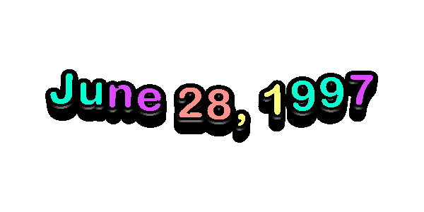 June 28, 1997 | The TTS Wiki | Fandom