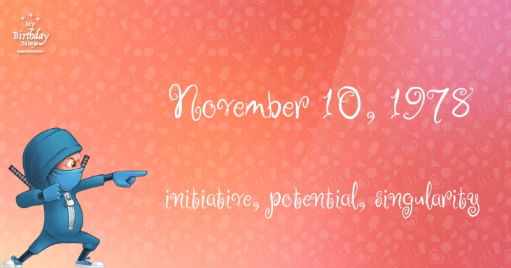 November 10, 1978 | The TTS Wiki | Fandom