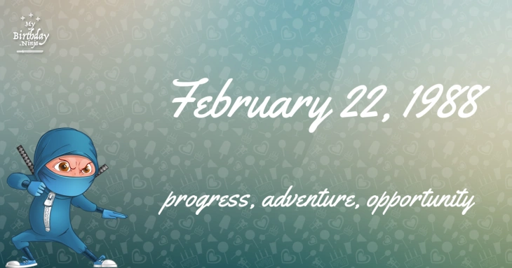 February 22, 1988 | The TTS Wiki | Fandom