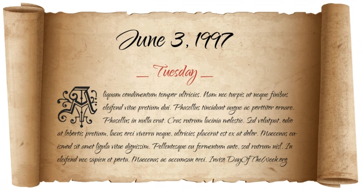 June 3, 1997 | The TTS Wiki | Fandom