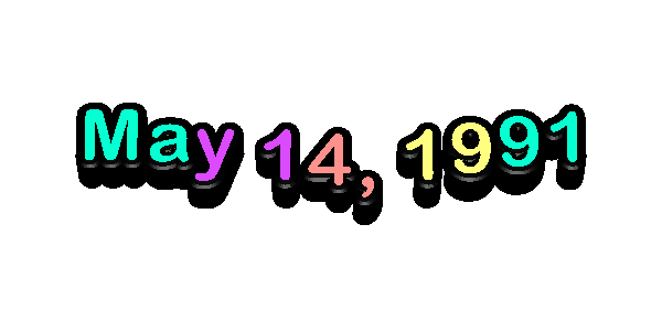 May 14, 1991 | The TTS Wiki | Fandom