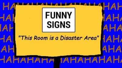 Funny Signs: This Room is a Disaster Area | The TTS Wiki | Fandom