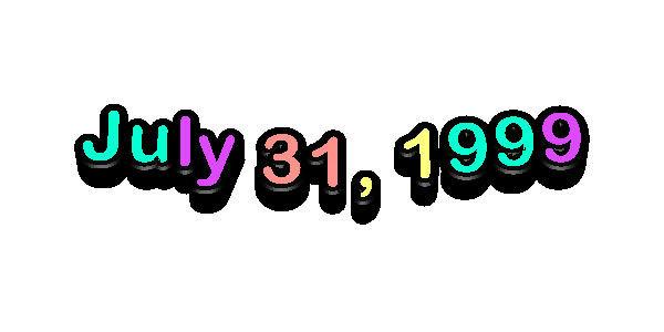 July 31, 1999 | The TTS Wiki | Fandom