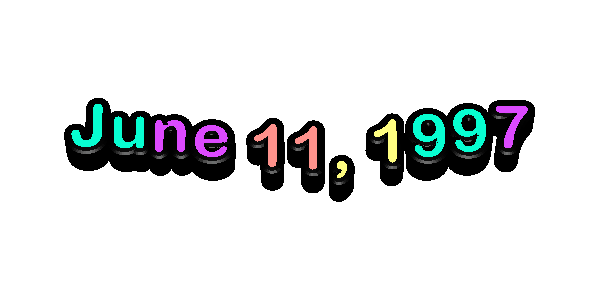 June 11, 1997 | The TTS Wiki | Fandom